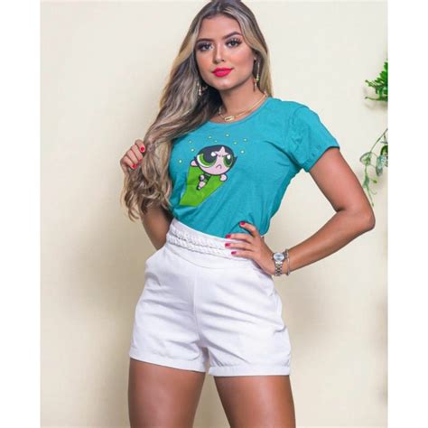 Blusa T Shirt Feminina Meninas Super Poderosas Shopee Brasil