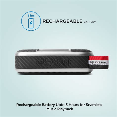 Buy Soundlogic Qebs001 Portable Bluetooth Speaker Heavy Bass Sound Mono Speaker Black Online