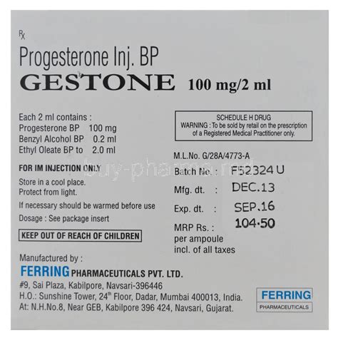 Buy Progesterone Injection Online