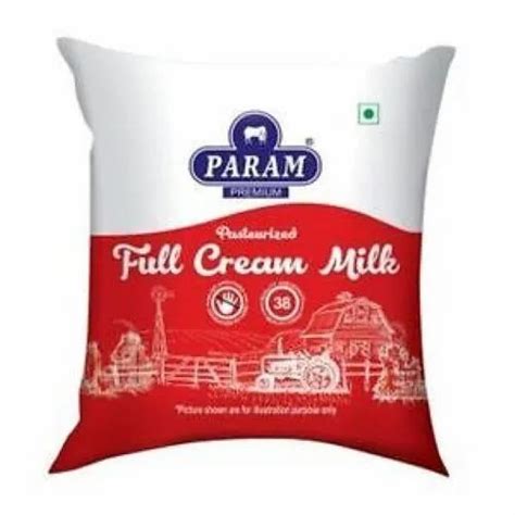 Param Premium Full Cream Milk Pouch At ₹ 70litre In New Delhi Id