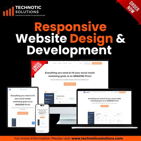 Technotic Solutions On Linkedin Responsive Webdesign Development Services Desktops Mobile