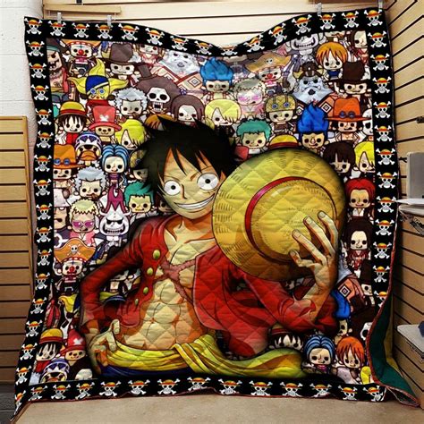 Luffy One Piece Quilt For Fans Amine Dreamrooma