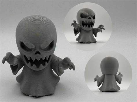 Spooky Chibi Ghost Halloween Figurine By Humilak Makerworld Download Free 3d Models