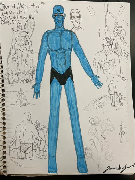 Dc Doctor Manhattan By Metrogalaxy On Deviantart