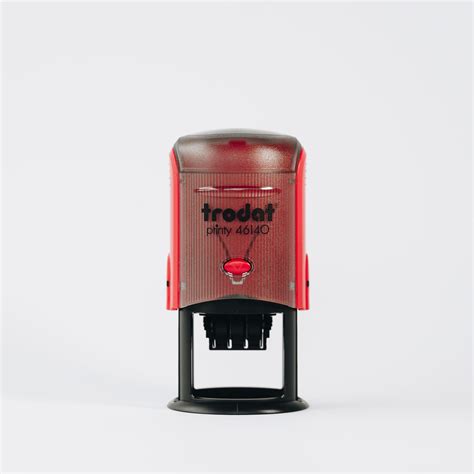 Carimbo Personalizado Redondo Datador Texto 4cm Diâmetro TB Laser