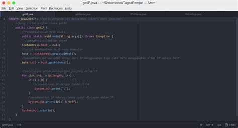 Getip Pada Java