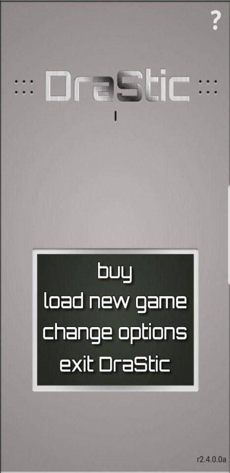 Download Drastic Ds Emulator Latest Version R2604a Android Apk File
