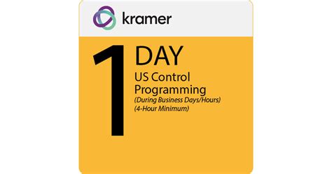 Kramer Control Programming Americas1 Cont Prog 1hr America1