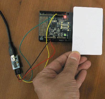 Mobilefish Connecting Adafruit PN532 RFID NFC Shield V1 0 To A