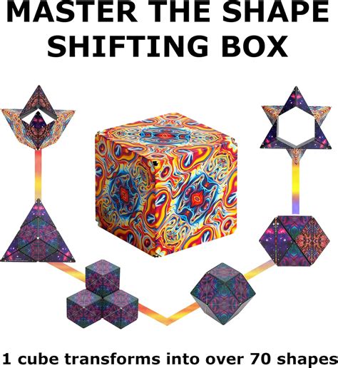 Buy Shashibo Shape Shifting Box Award Winning Patented Fidget Cube W