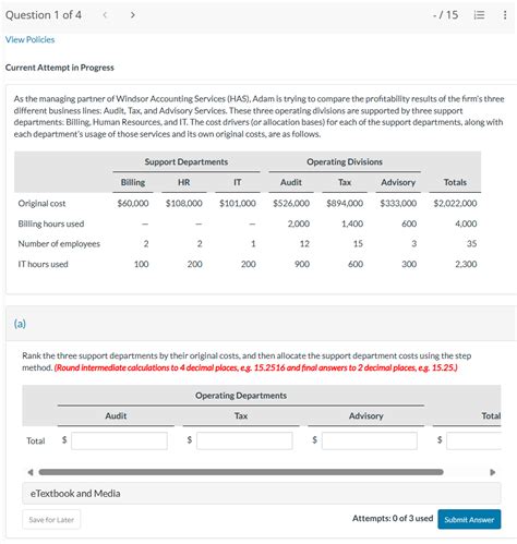 Solved Question 1 ﻿of 4view Policiescurrent Attempt In