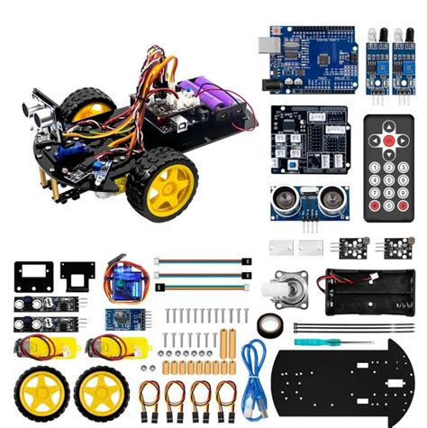 Smart Roboter Auto Wd Chassis Kit F R Arduino Roboter Kaufen Auf Ricardo