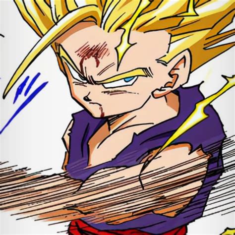 Gohan Ssj2 Icon Manga Personajes De Dragon Ball Dibujos Dibujos