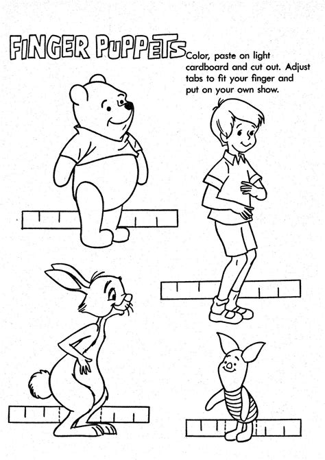 Winnie The Pooh Printable Cutouts