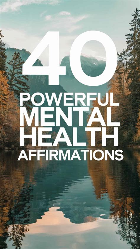 40 Mental Health Affirmations That Help You Feel Better