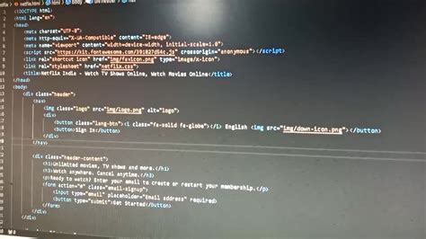 Webdevelopment Internship Netflixhomepage Html Css Javascript Priya Choudhary