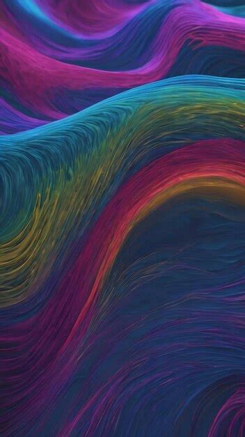 Premium Photo 3d Render Of Flow Field Visualization Lines Are Curled