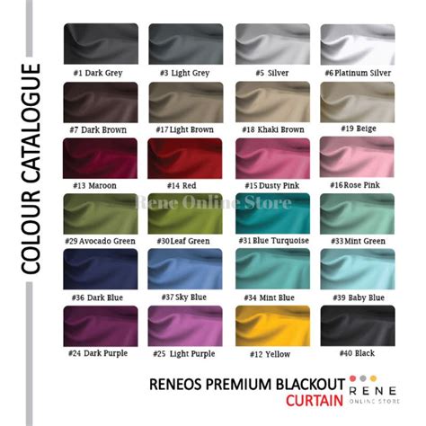 Reneos Premium 99 Blackout Curtain 300cm Height Curtain Window Curtain
