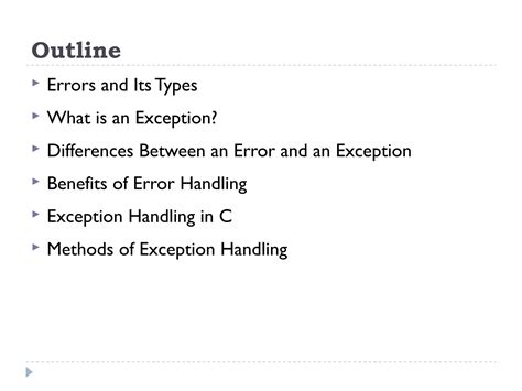 lecture 22 error handling ppt