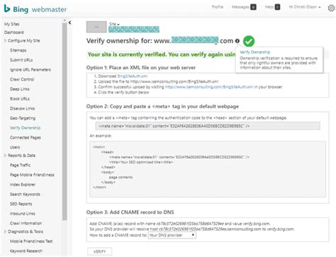 The Ultimate Guide To Using Bing Webmaster Tools Part