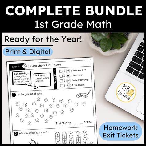 1st Grade Iready Math Yearlong Bundle Place Value Add Subtract