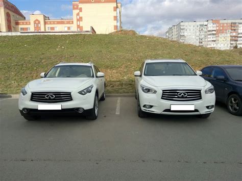 с другом на парковочке=) — Infiniti QX60 (1G), 3,5 л, 2014 года ...