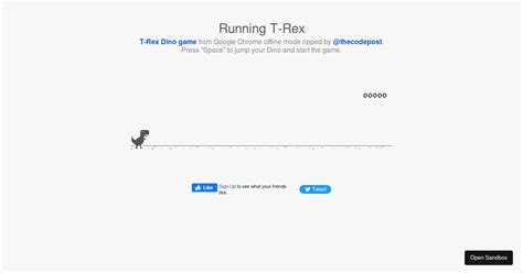DinoGame Codesandbox