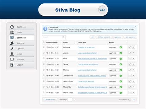STIVA PHP Blog Script For Bloggin Platform InkThemes