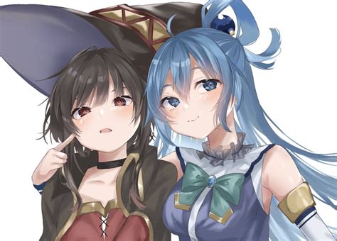 Aqua And Megumin By Natu7273 9gag