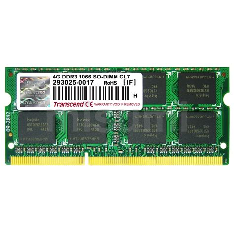Ddr3 204pin So Dimm Non Ecc（15v 標準品） トランセンド Misumiミスミ