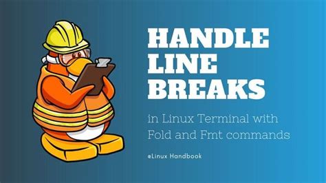 handle line breaking with fold and fmt commands in linux terminal