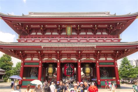 Висок Asakusa Kannon токио Япония Редакционное Фотография