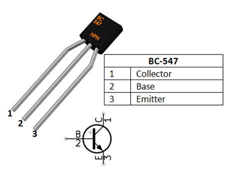 BC547 NPN TRANSISTOR 45V 0 1A Majju PK