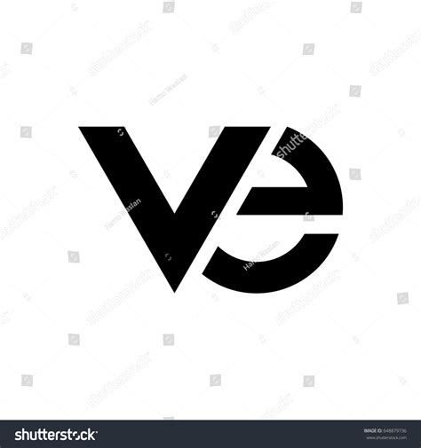 ve abstract letter stock vector royalty free 648879736 shutterstock