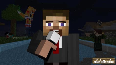 Скачать риг для Mine Imator — Репортер