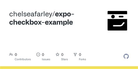 Github Chelseafarley Expo Checkbox Example