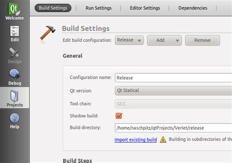 Qt N Beyond Statically Building With Qt Creator On Linux