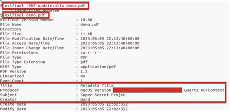 Как восстановить удаленные метаданные PDF