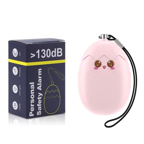 Amir Upgraded Personal Safety Alarm 130 Db Safety Keychain Compact Alarm Keychain