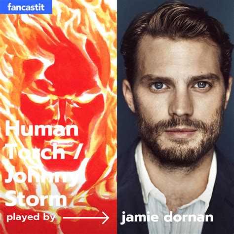 Human Torch Johnny Storm In Fantastic Four Fancastit
