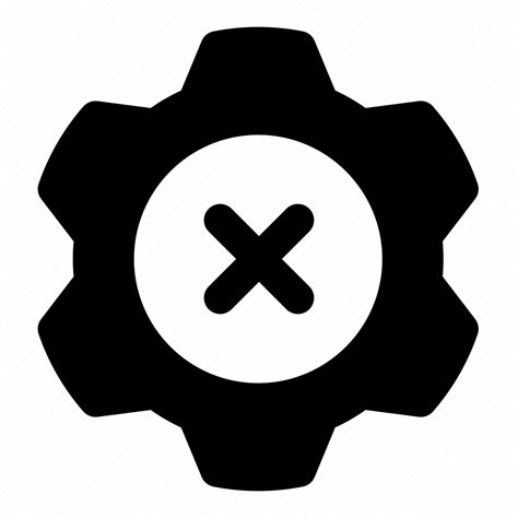 Quality Control Assurance Execution Rejected Reject Cog Icon