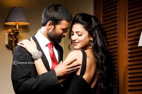 Shruti Hassan Dhanush Hot And Romantic Photoshoot By Karthik