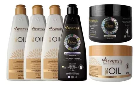 Kit Arvensis Tec Oil Itens Ativ Ondulado Geleia Alta MercadoLivre