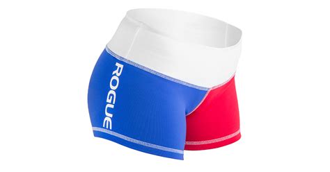 Wod Gear Clothing Wide Band Booty Shorts Red White And Blue Rogue