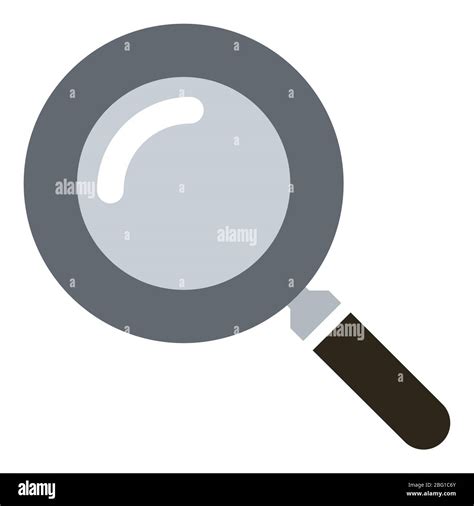 Icono Básico De Vector De Lupa Símbolo De Búsqueda Imagen Vector De