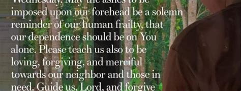 Prayer For Ash Wednesday Keash Parish