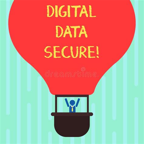 Word Writing Text Digital Data Secure Business Concept For Prevent