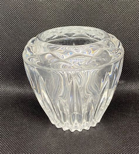 Vintage Crystal Butane Table Lighter Bottom Piece Excellent Condition Etsy