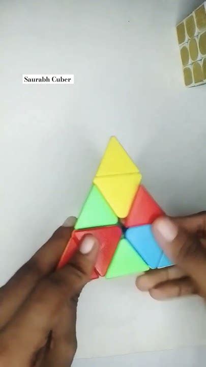 Pyraminx Cube Pattern 😎👍cube Youtube Viral Pyraminx Shorts Youtube