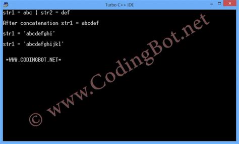 C Code To Concatenate Two Strings Coding